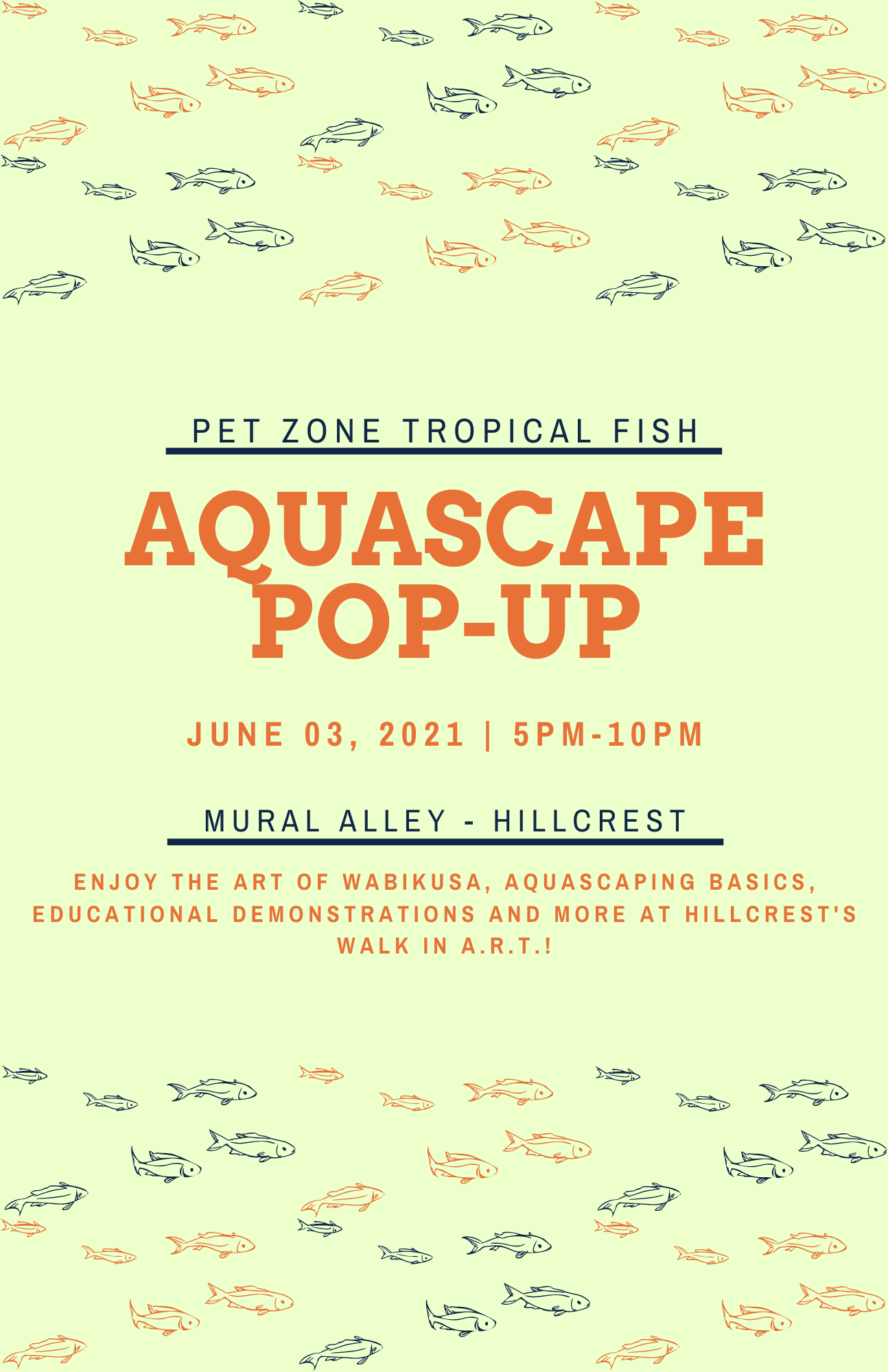 Aquascape Pop-Up At Walk In A.R.T. Event - Mural Alley - Hillcrest San ...